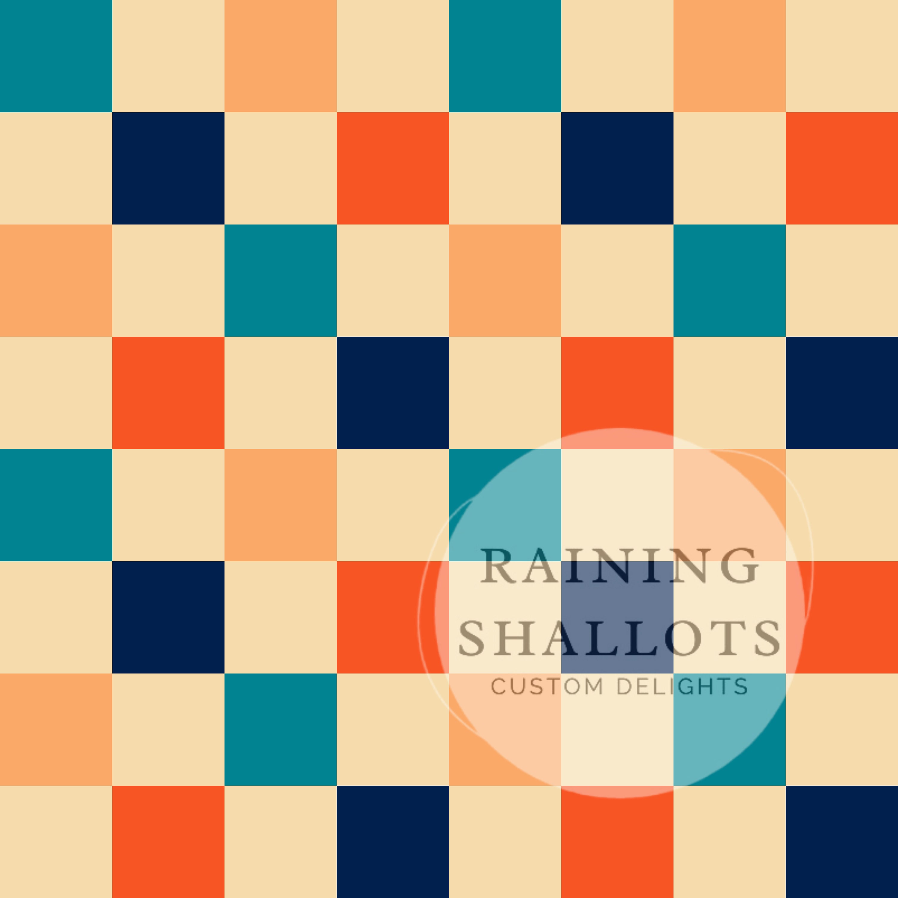 Retro Checkerboard Digital Paper Vol. 1 - Set of 10, Seamless 12x12 ...