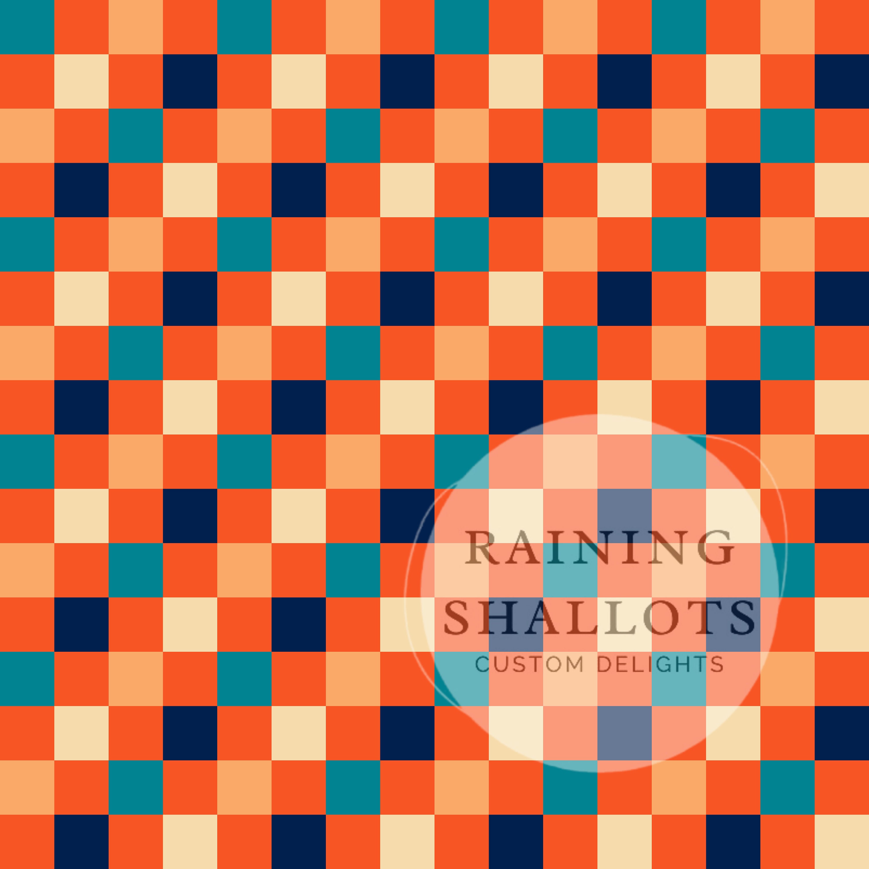 Retro Checkerboard Digital Paper Vol. 1 - Set of 10, Seamless 12x12 ...