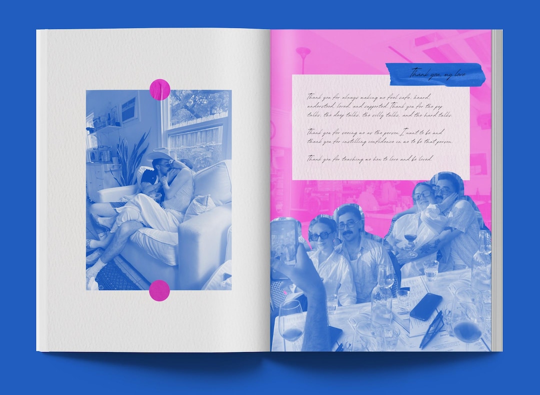 Editable Anniversary Zine Template: DIY Canva Design (digital Download ...