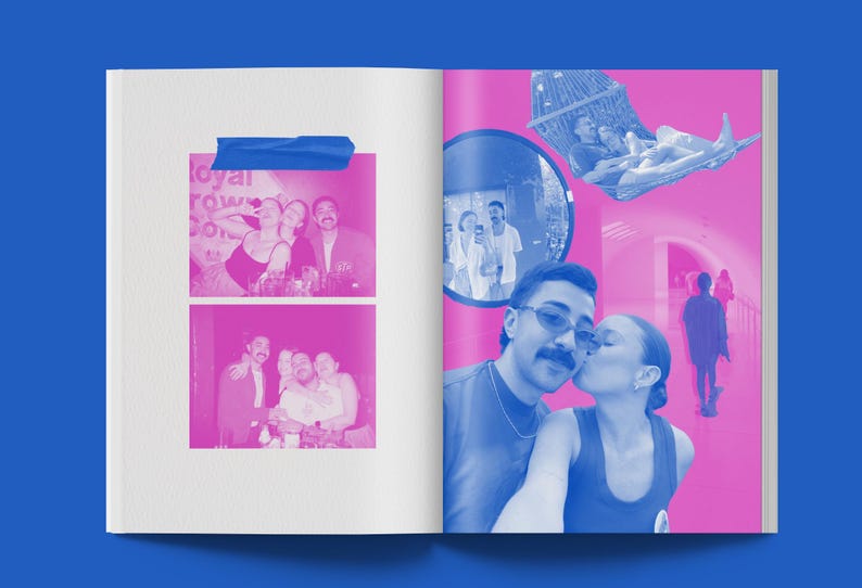 Editable Anniversary Zine Template: DIY Canva Design (digital Download ...