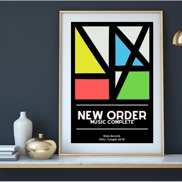 New Order Poster - Etsy UK