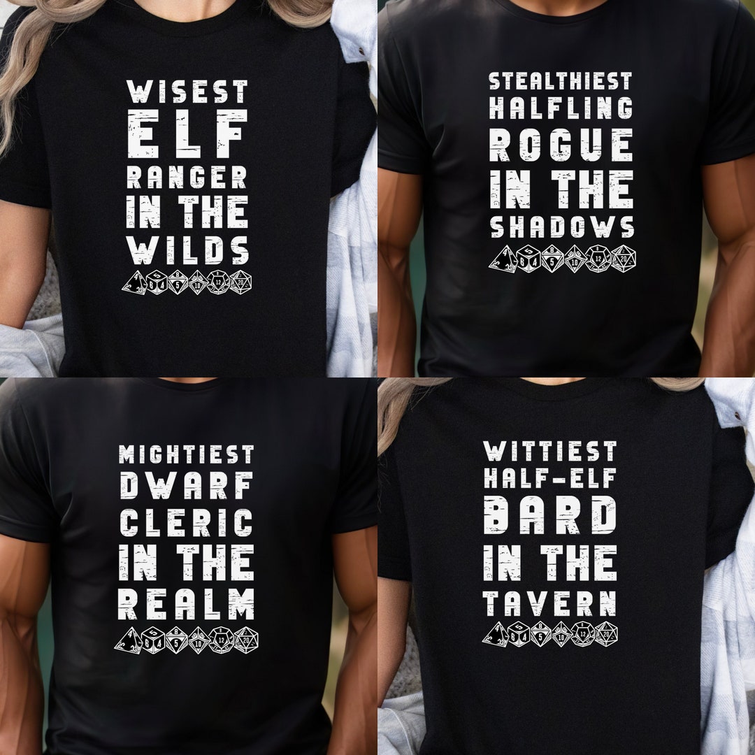 Dnd Class Shirt, Dungeon Master Shirt, D&D Clothing, Dungeons and ...