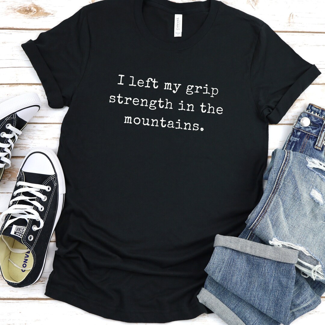 Funny Climbing Shirt Climber Crew Neck Tee for Rock Climbing Adventure ...