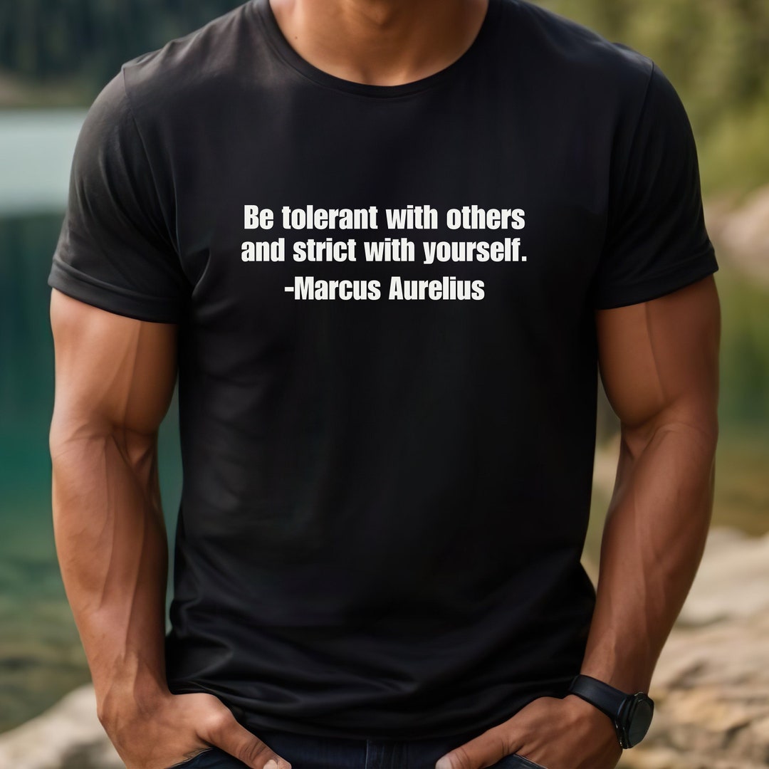 Marcus Aurelius Shirt Stoicism T-shirt Gift for Philosopher Self ...