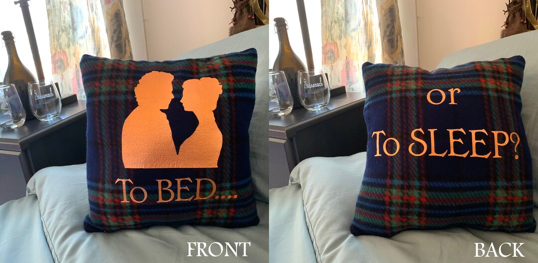 Outlander Themed to Bed or to Sleep Scottish Plaid Pillow - Etsy