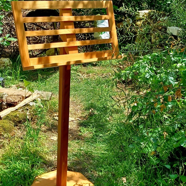 Wooden Music Stand - Etsy