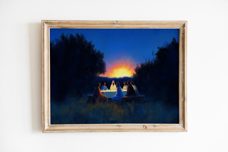 The Last Supper Artwork,holy LDS Art Print,faith-inspired Christian ...