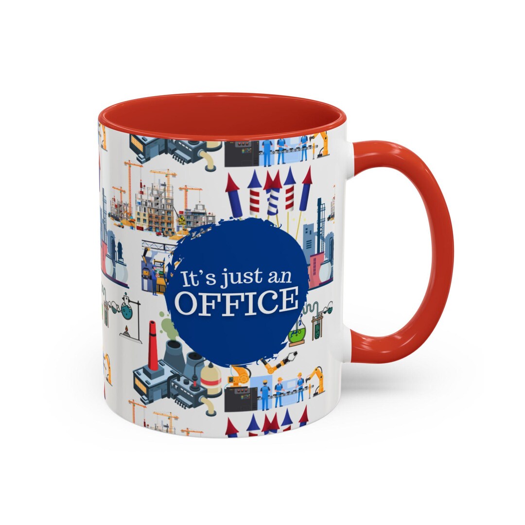 Its Just an Office Two-tone Coffee Mug, 11 Oz, 15oz, Gift for Agent ...