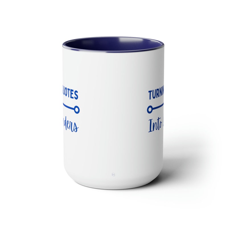 Turning Quotes Into Binders Coffee Mugs, 15oz, Gift for Insurance Agent ...