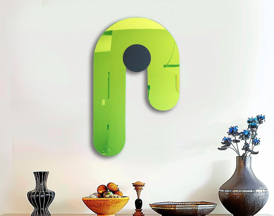 Abstract Acrylic Mirror Wall Deco/ Mirrored Acrylic Art/acrylic Wall ...