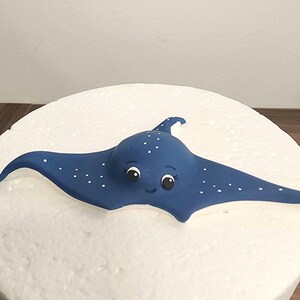 Underwater Sea Creatures Fondant Cake Toppers: Baby Shower Ocean Theme ...