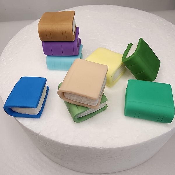 Small Books Cake Topper - Etsy