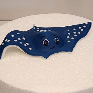 Underwater Sea Creatures Fondant Cake Toppers for Baby Shower Ocean ...