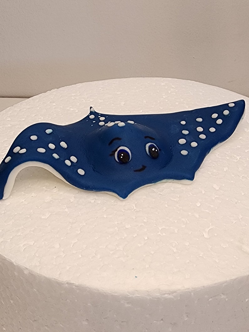 Underwater Sea Creatures Fondant Cake Toppers for Baby Shower Ocean ...