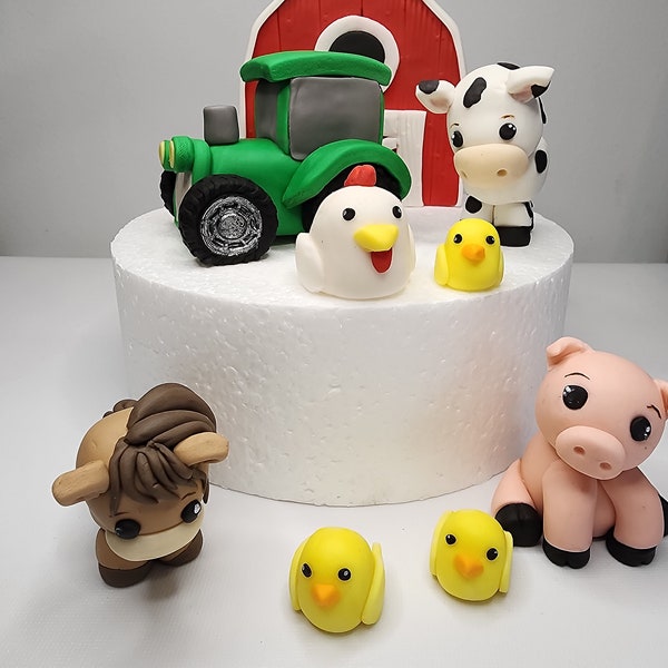 Fondant Farm Animals - Etsy