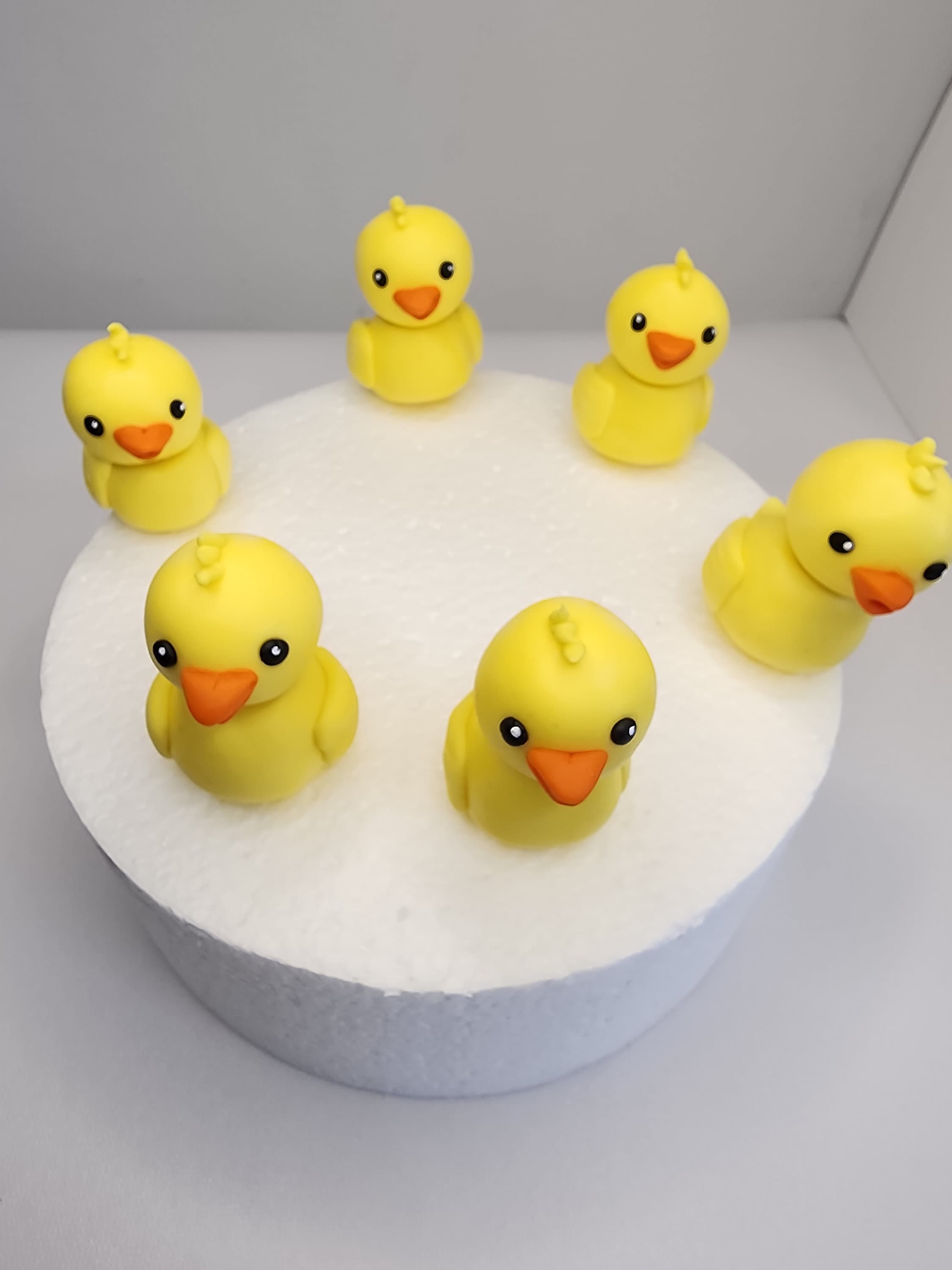 Fondant Rubber Duck Cake Topper: Baby Shower Decoration - Etsy