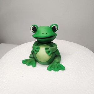 Frog Cake Topper for Birthday Cake Frog Themed Baby Shower - Etsy