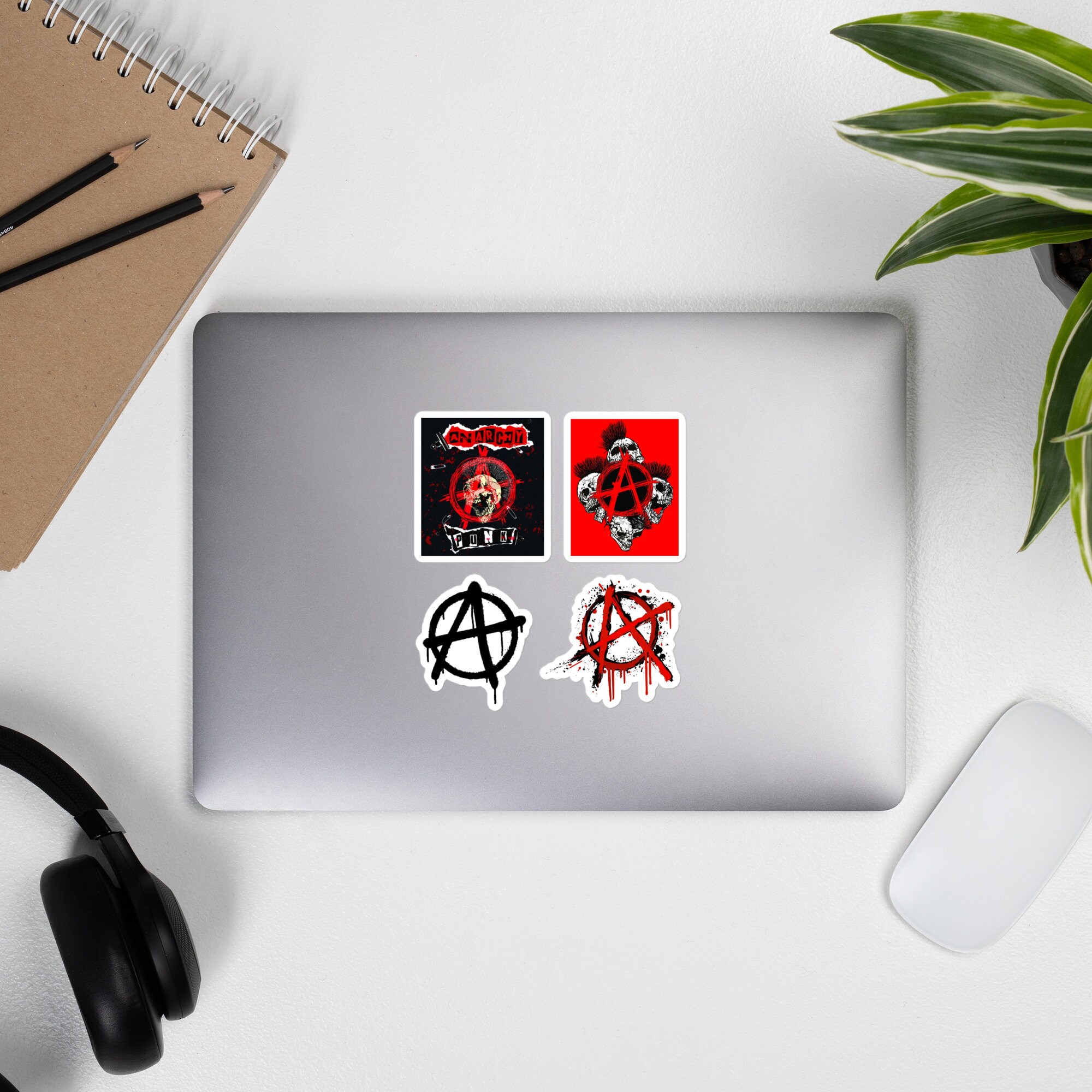 Anarchy Punk Symbol Stickers Laptop Water Bottle Vinyl Sticker - Etsy
