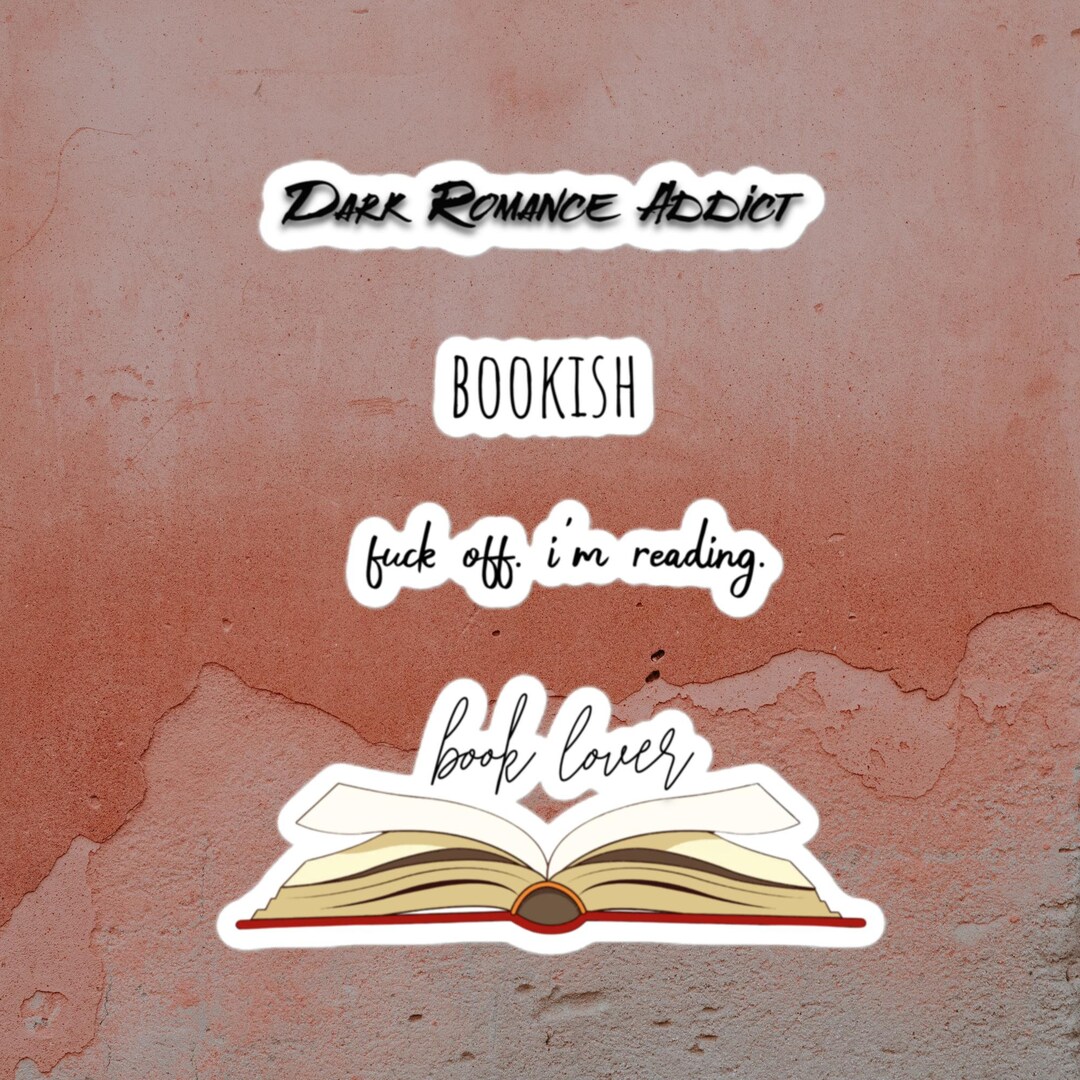 Booktok Quotes Stickers Witty Funny Book Sticker - Etsy
