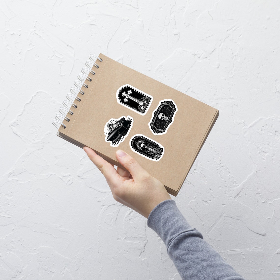 Tombstone Spooky Stickers Grave Cemetery Sticker Gravestones - Etsy