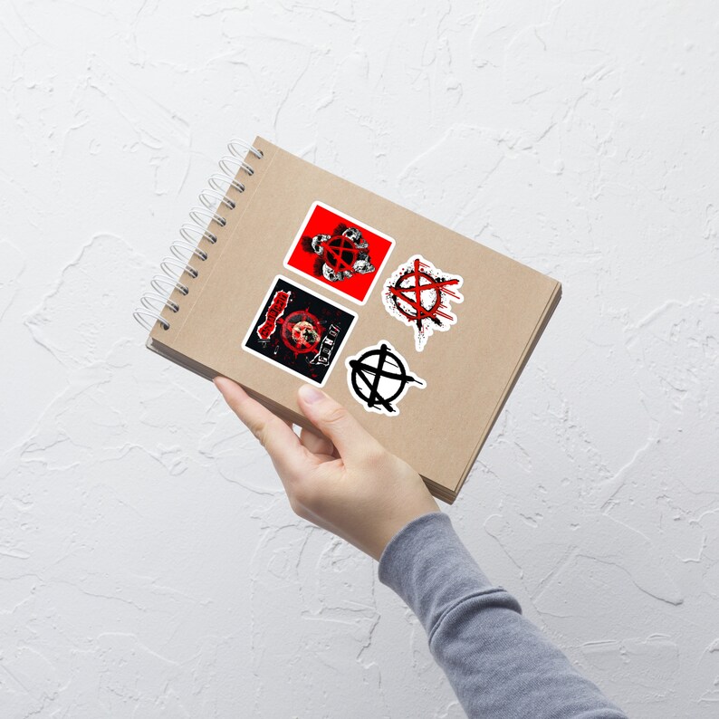 Anarchy Punk Symbol Stickers Laptop Water Bottle Vinyl Sticker - Etsy