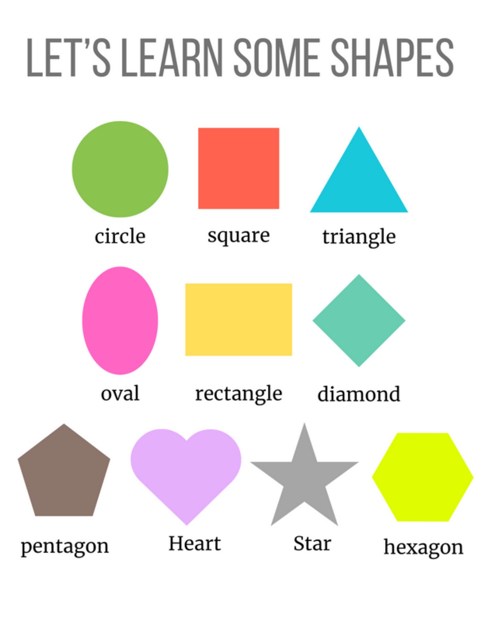 Shapes Tracing Activities For Homeschool Kindergarten Printable