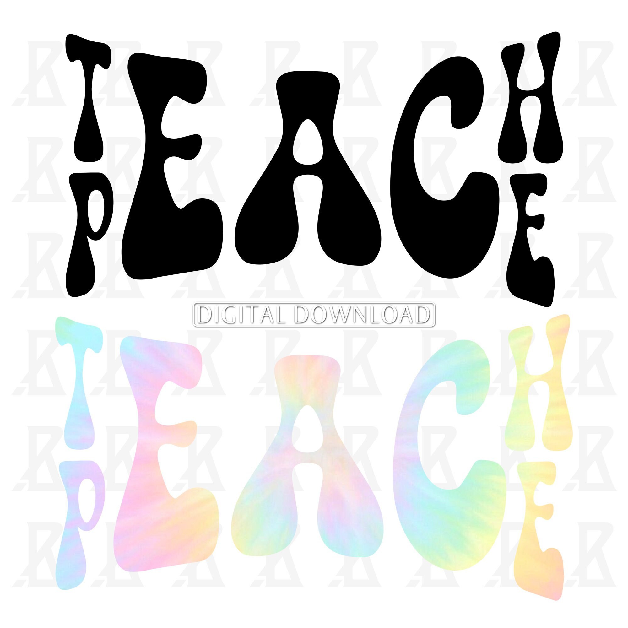 Teach Peace PNG, Tshirt Png - Etsy