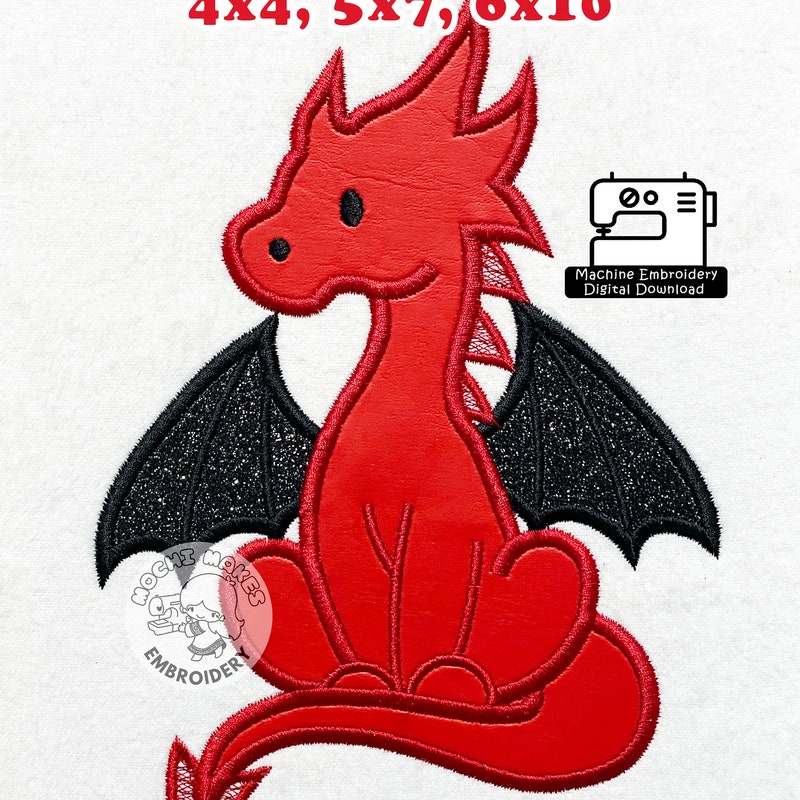 Dragon Applique - Etsy