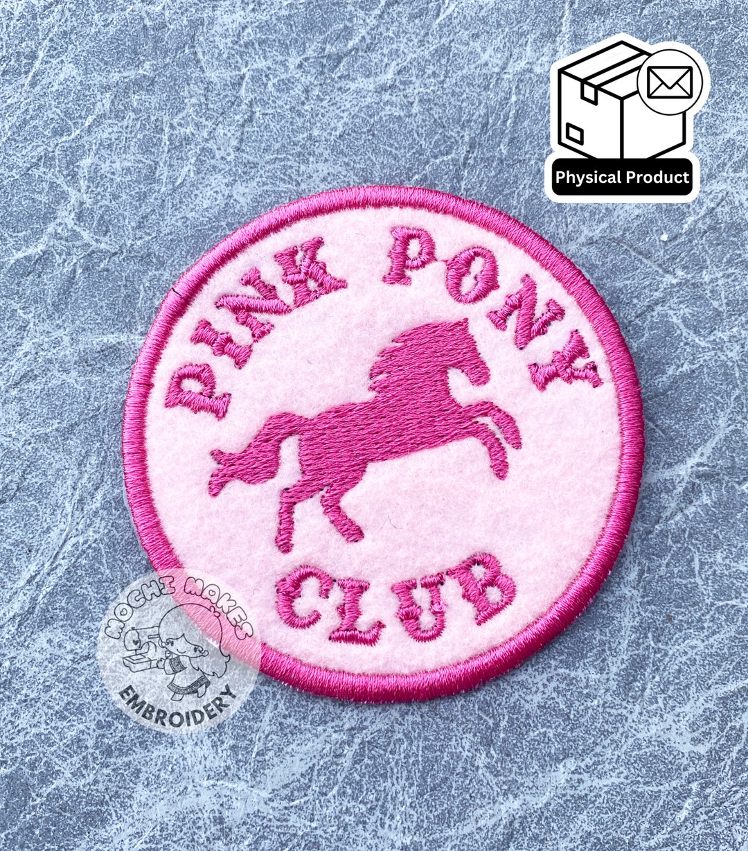 Pink Pony Club Chappell Roan Western Rodeo Singer Embroidered Patch ...