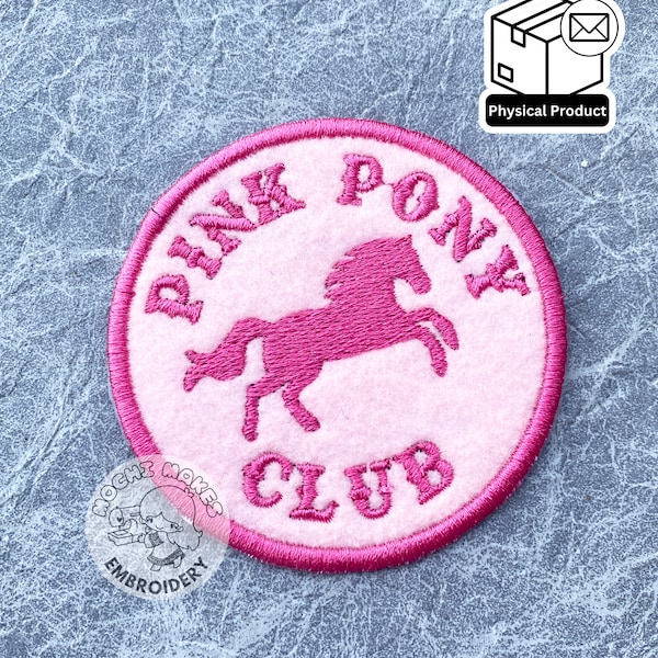 Pink Pony Club Embroidered - Etsy