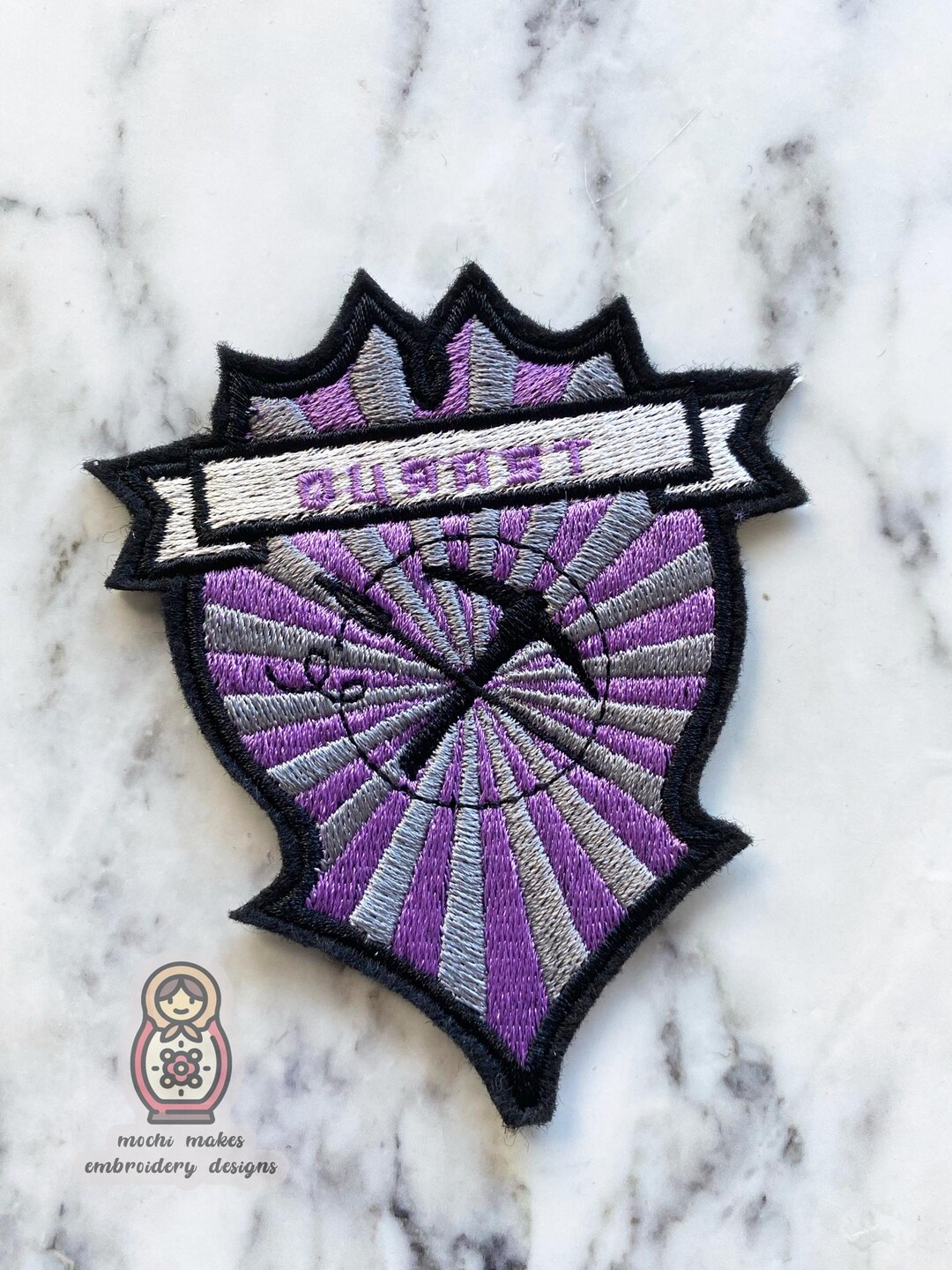 Grisha Durast Grishaverse Shadow Bone Embroidered Patch Darkling ...