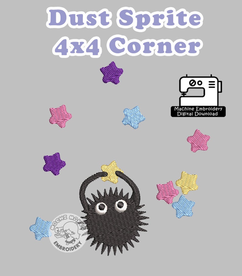 Dust Sprite Anime Japan Japanese Konpeito Machine Embroidery Pattern ...