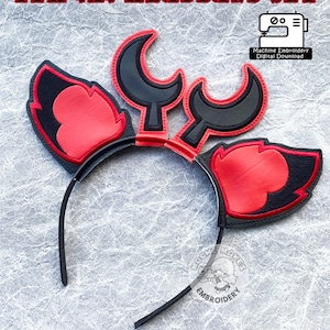 Demon Overlord Alastor Hazbin Hotel ITH in the Hoop Embroidery Pattern ...