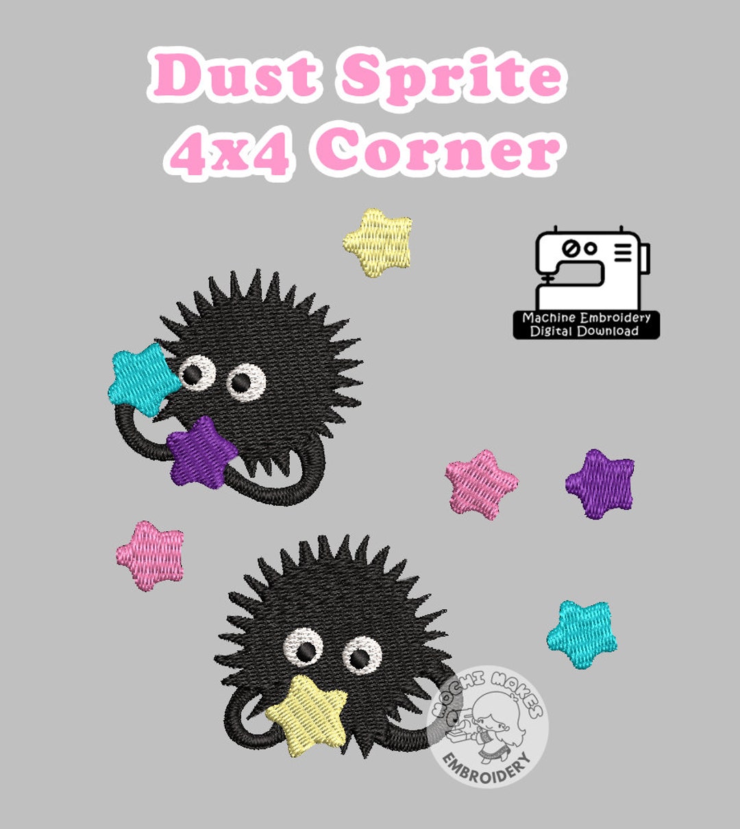 Dust Sprite Corner Konpeito Anime Japan Japanese Machine Embroidery ...