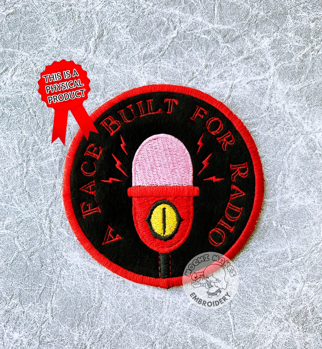 Alastor Radio Demon Hazbin Hotel Heaven ITH Embroidered Iron-on Patch ...