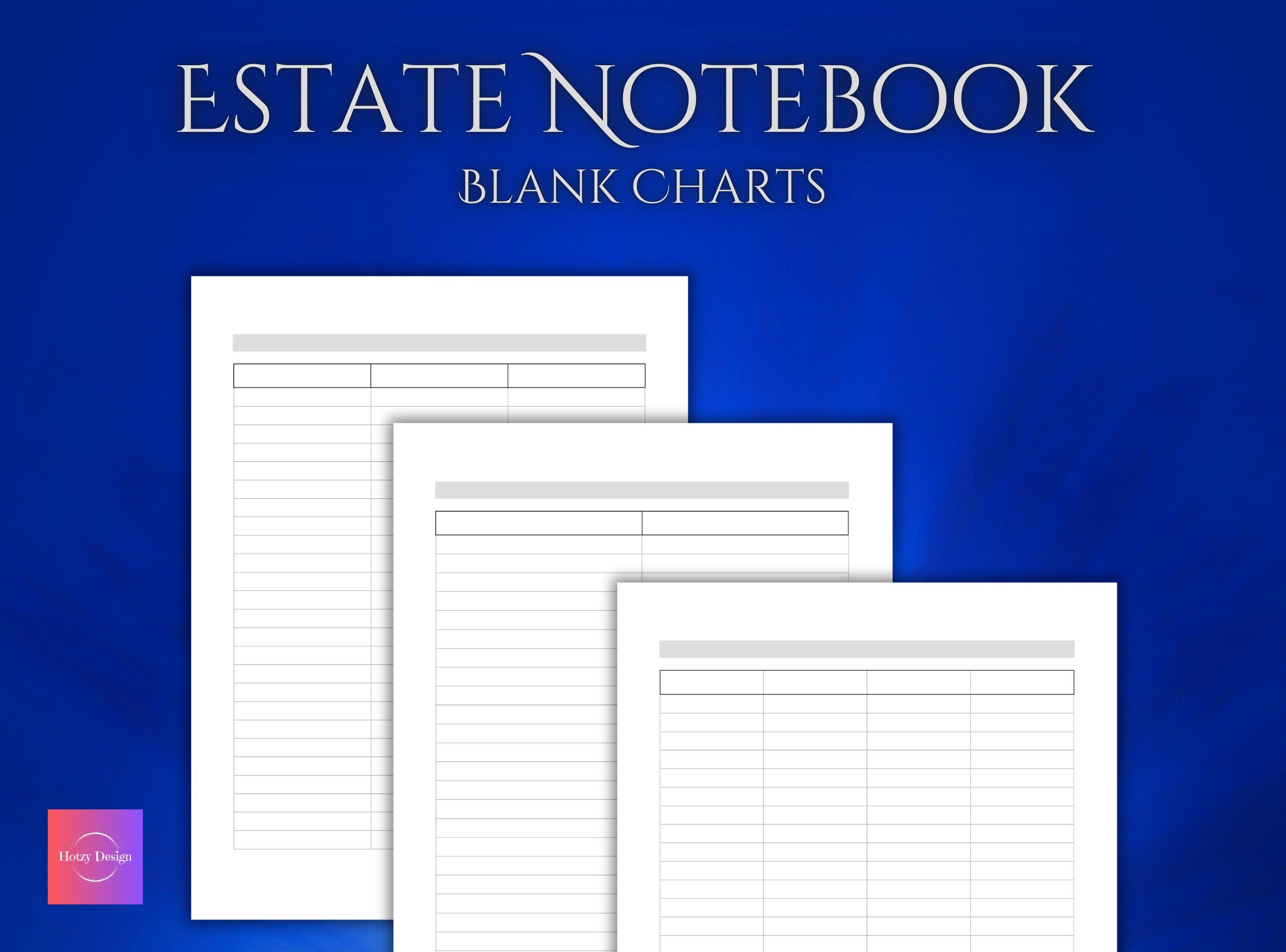 Estate Worksheets Bundle - Printable - Etsy Canada