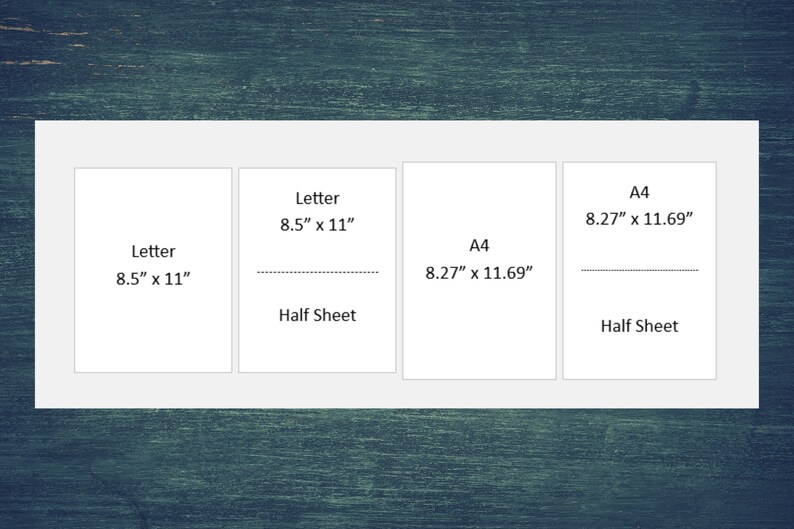 Vehicle Information Chart History Template Page - Etsy