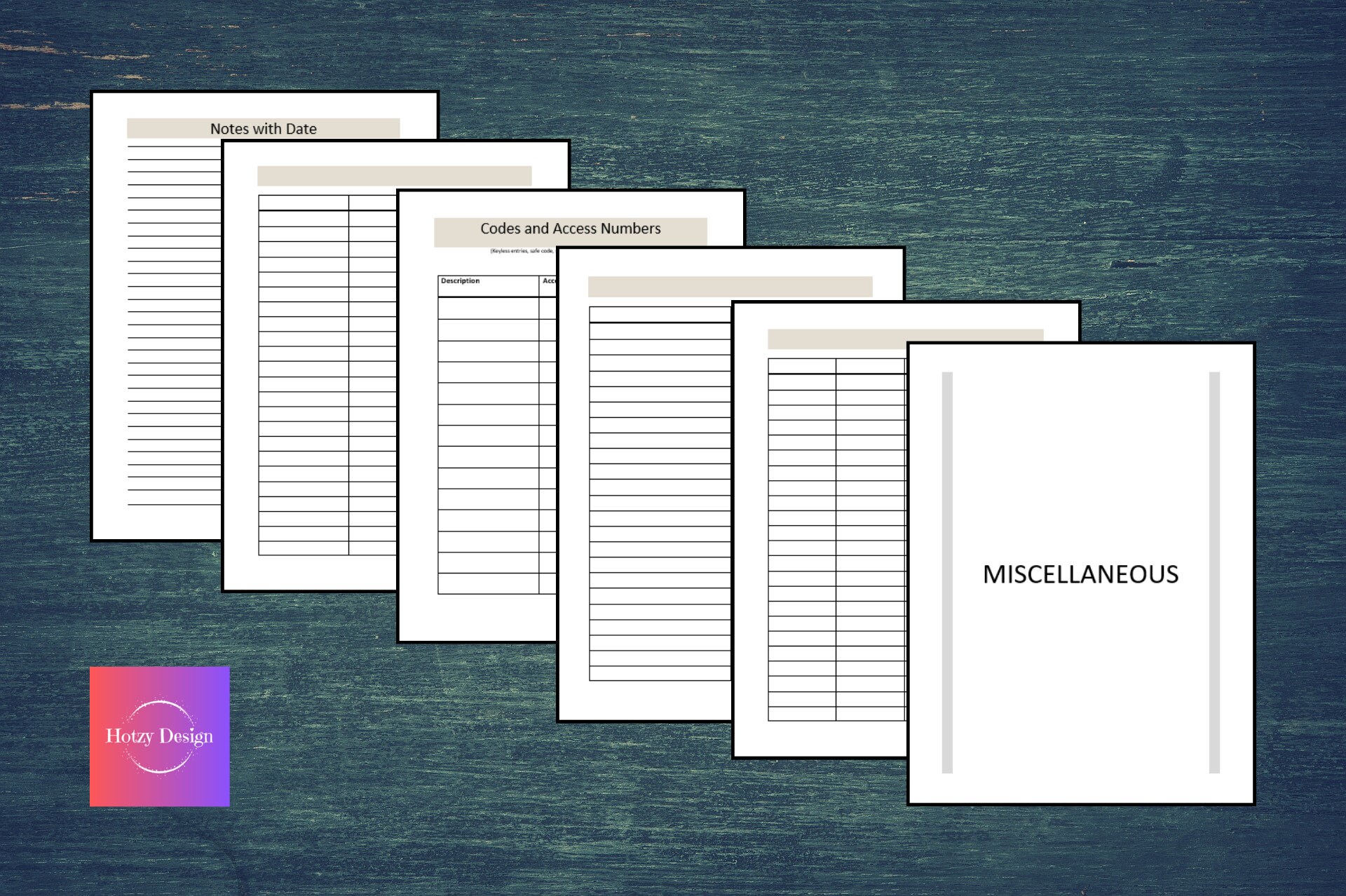 Estate Worksheets Bundle Printable - Etsy Canada