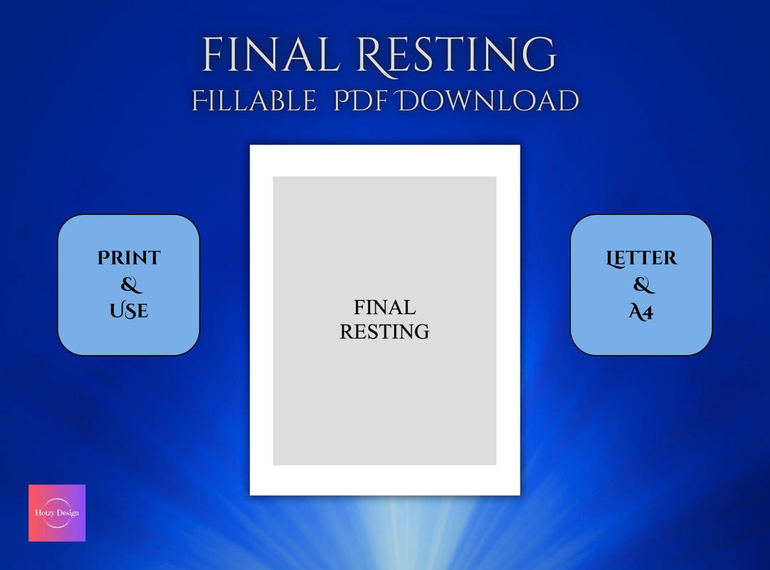 Final Resting Worksheets- Funeral Arrangements and Obituary Worksheets ...