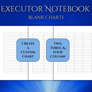 Executor Notebook: Estate Administration, Bills, Assets (printable PDF ...