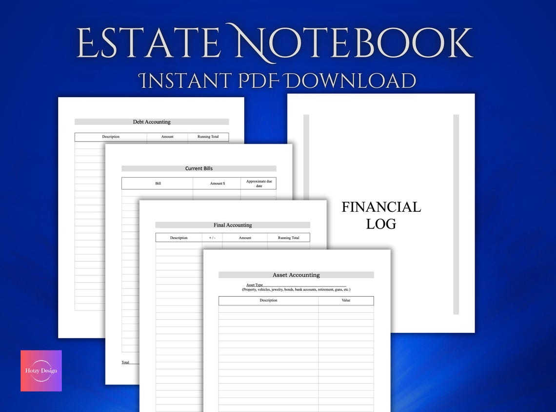 Estate Worksheets Bundle - Printable - Etsy UK
