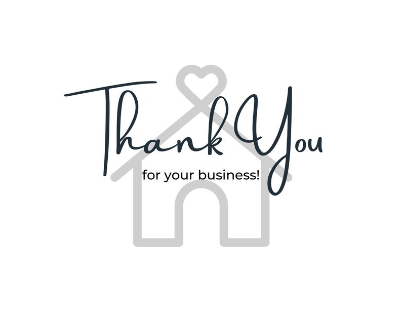 Thank You Card Template, Thank You Card Printable, Realtor Thank You ...