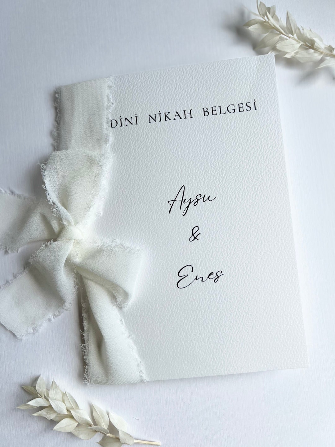 Dini Nikah Belgesi Islamic Marriage Certificate - Etsy UK