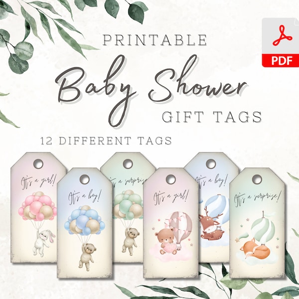 Baby Shower Gift Tag - 60+ Gift Ideas for 2025