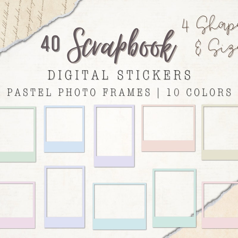 Scrapbooking Frames - Etsy