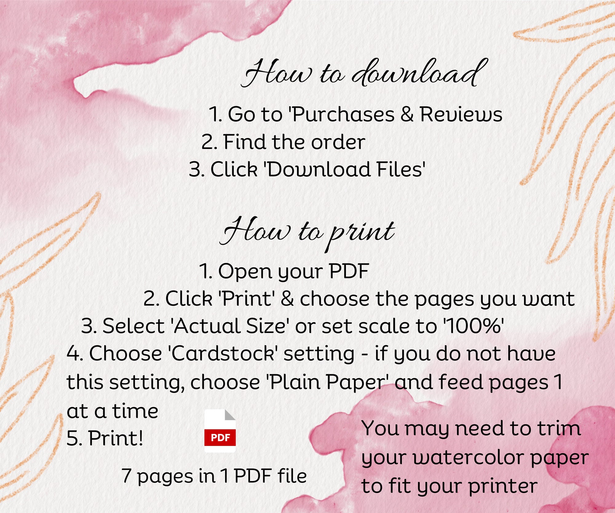 Printable Watercolor Swatch Sheets | 36,48,64,100 + Charts | 7 Pages in ...