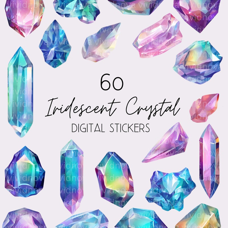 Iridescent Crystal - Etsy