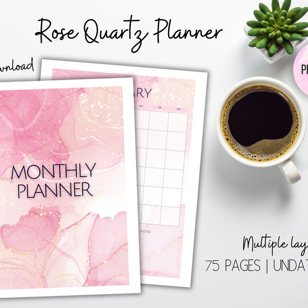Pink Planner Printable - Etsy