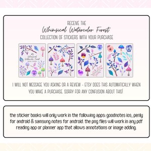 Samsung Notes , Penly & Goodnotes Sticker Book | Pastel Watercolor ...