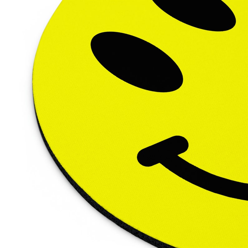 Smiley Face Mousepad - Etsy